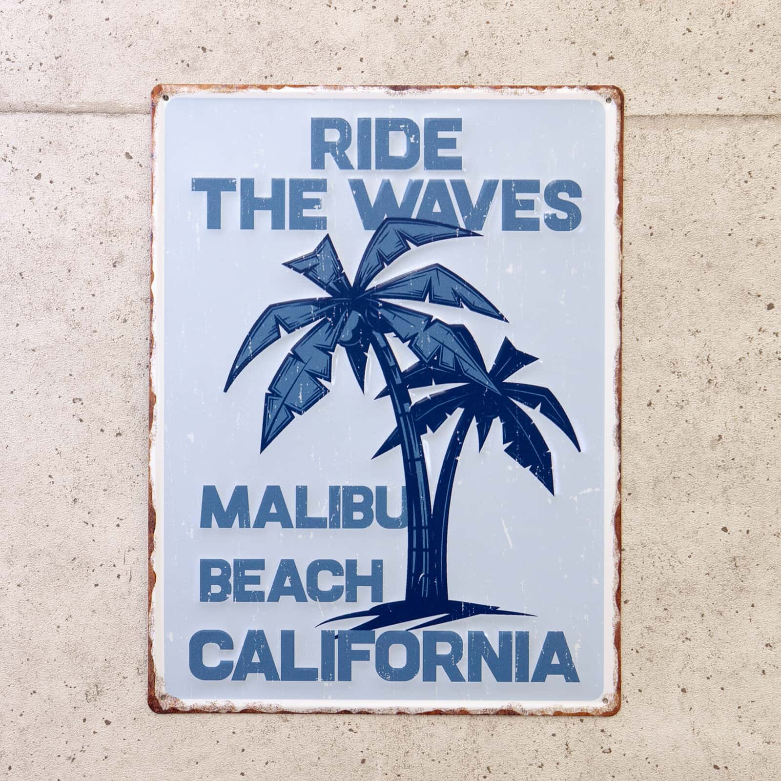 アンティークエンボスプレート RIDE THE WAVES MP2010 雑貨のFULTAC（フルタック） 問屋・仕入れ・卸・卸売の専門 ...