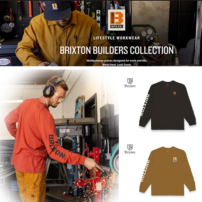 BRIXTON BUILDERS L/S STT 21159 有限会社 スコール 問屋・仕入れ・卸・卸売の専門【仕入れならNETSEA】