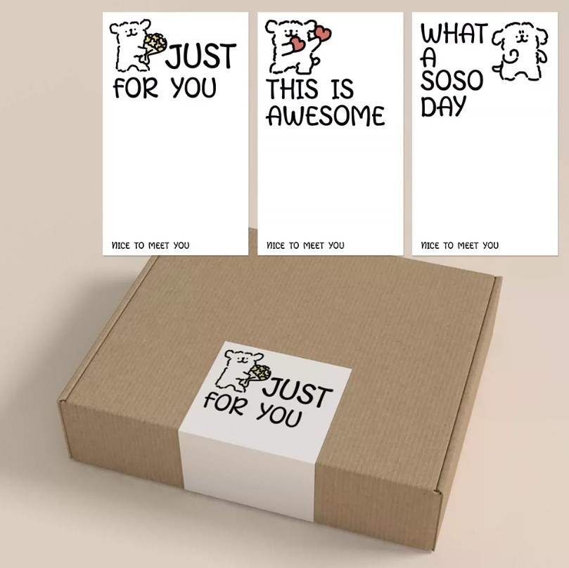 thankyouシール 感謝 梱包資材 飾り JUST FOR YOUシール YEP! 問屋・仕入れ・卸・卸売の専門【仕入れならNETSEA】