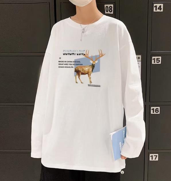 2022春秋新作 メンズ 男 カジュアル 長袖 丸首 プリント トップス Tシャツ インナー M-4XL 朝商事 合同会社 | 卸売・ 問屋・仕入れの専門サイト【NETSEA】