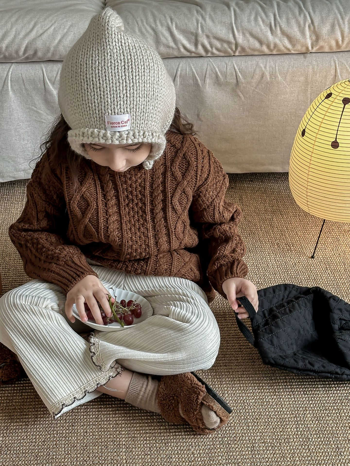 2023冬新作 ins 韓国風子供服 キッズ服 ニット セーター 厚手 2色 90-150cm LENA 問屋・仕入れ・卸・卸売の専門【仕入れならNETSEA】