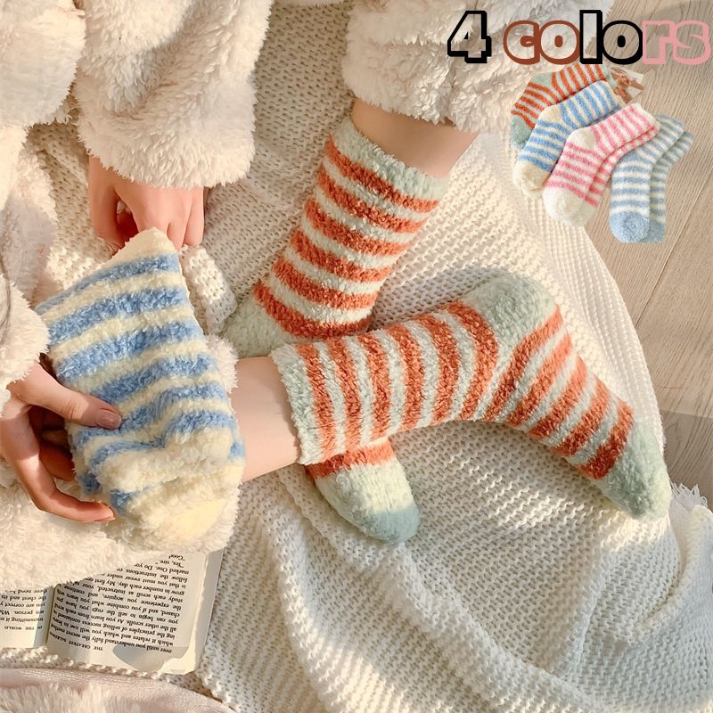 ★全4色★ ふわふわ睡眠ソックス 秋冬 クールソックス 韓国靴下 株式会社 C2Jジャパン | 卸売・ 問屋・仕入れの専門サイト【NETSEA】