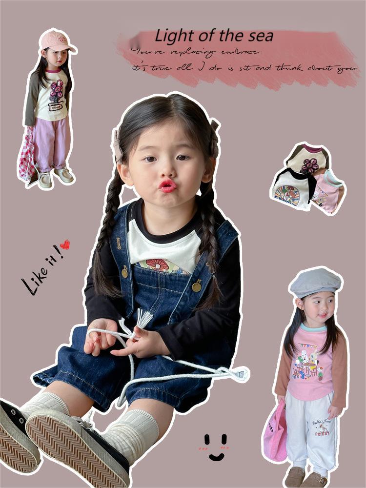 2024春新作 韓国風子供服 ベビー服 女の子 セットアップ長袖トップス 90-140cm 個人事業主 Light of the sea 問屋・仕入れ・卸・卸売の専門【仕入れならNETSEA】