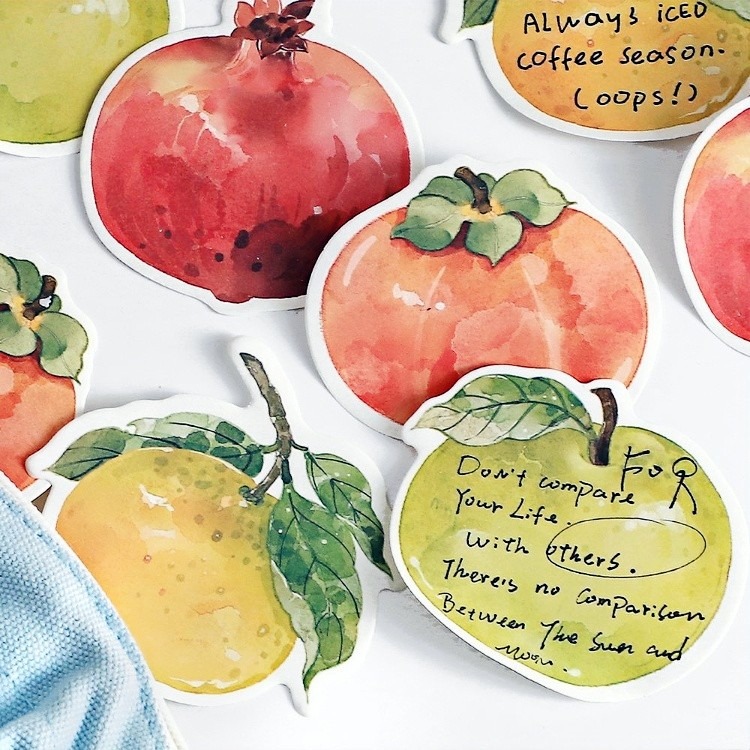 型抜き 付箋 ダイカットふせん フルーツ オレンジ 青りんご 梨 ナシ 柿 ざくろ sztz-b-3000 | 卸売・ 問屋・仕入れの専門サイト【NETSEA】