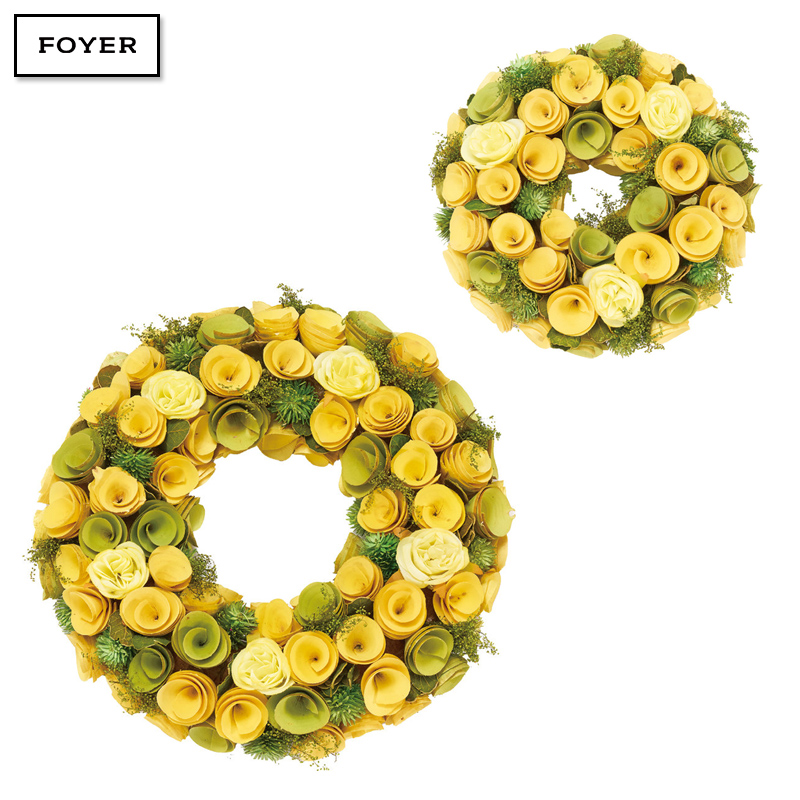 ホワイエ 2024X'mas 先行予約 リースイエロー＆グリーンYLフラワー Paddy’s Market (パディスマーケット) 問屋・仕入れ・卸・卸売の専門【仕入れならNETSEA】