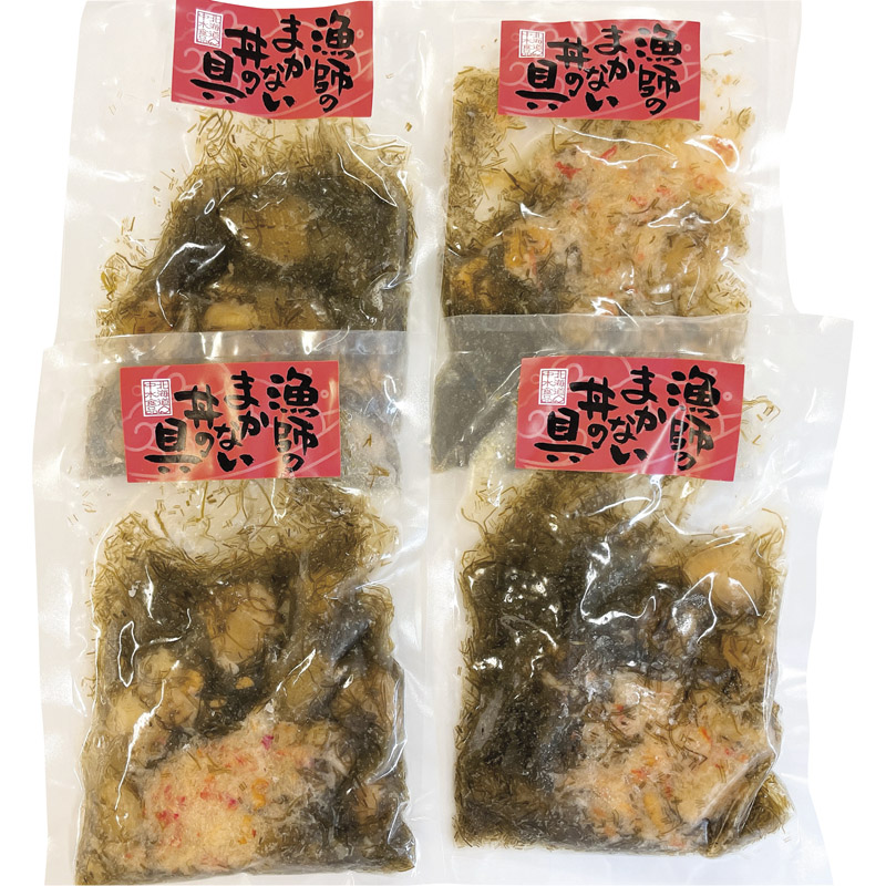 漁師のまかない丼の具 120g×4 株式会社 八大 問屋・仕入れ・卸・卸売の専門【仕入れならNETSEA】