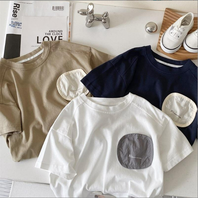 ins大人気 2023夏新作 韓国風子供服 キッズ服 半袖 Tシャツ ベビー服 80-130cm 彼女のお店 問屋・仕入れ・卸・卸売の専門【仕入れならNETSEA】