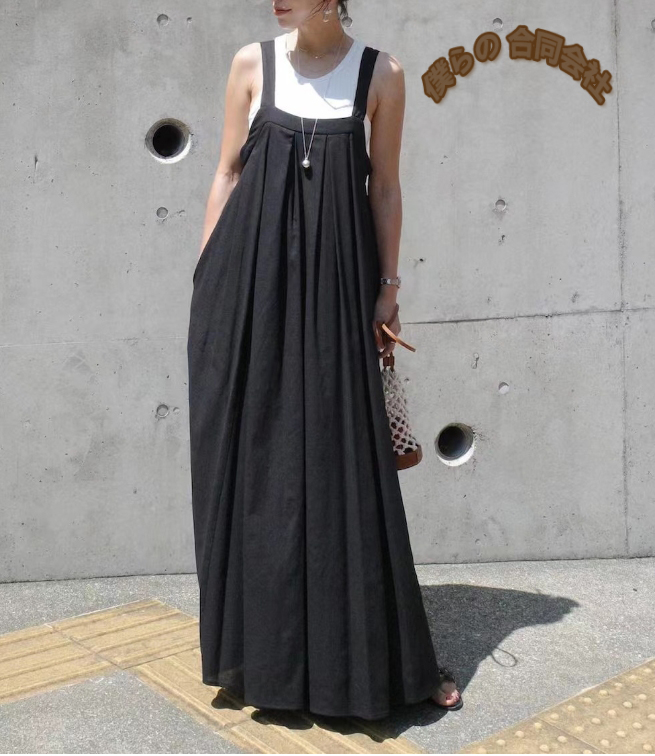 レディース服 ワンピース 夏新作 気質 オシャレ 体型カバー ロング丈ワンピース 2色展開 僕らの 合同会社 問屋・仕入れ・卸・卸売の専門 ...