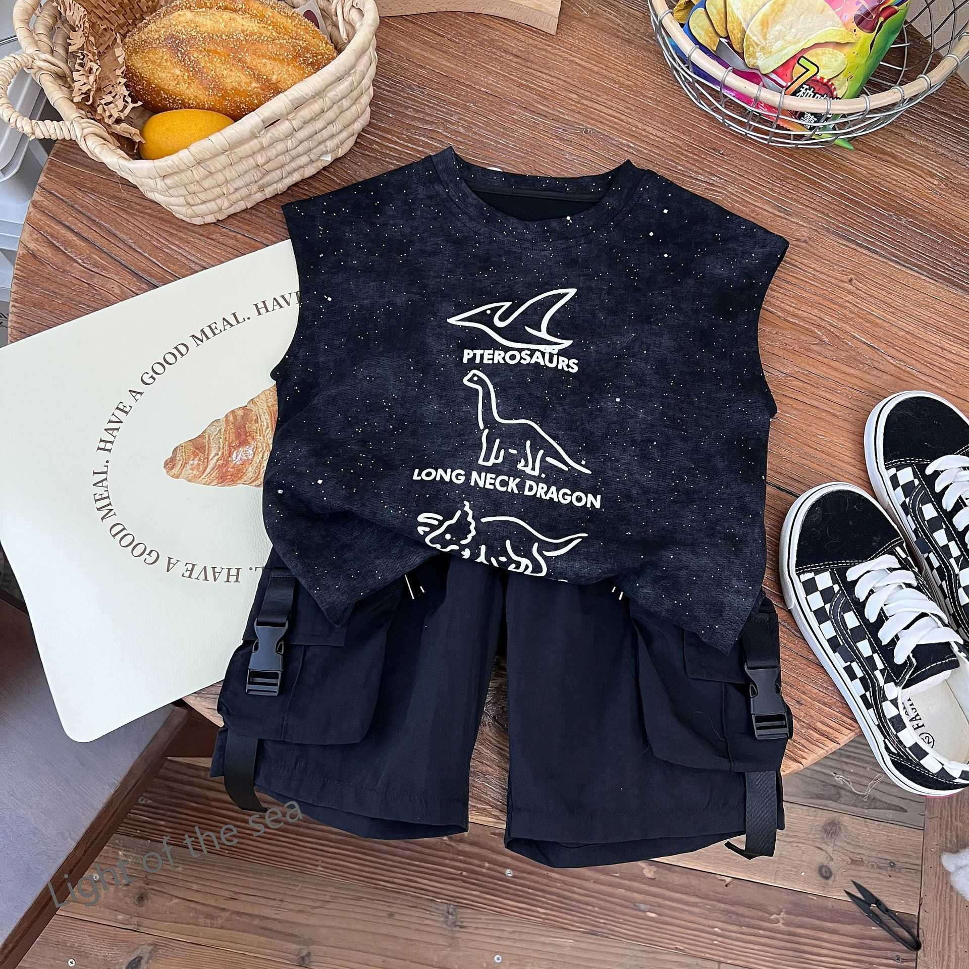 2024夏新作 ベビー服 韓国風子供服 男の子 袖なし トップス 90cm-150cm 個人事業主 Light of the sea 問屋・仕入れ・卸・卸売の専門【仕入れならNETSEA】