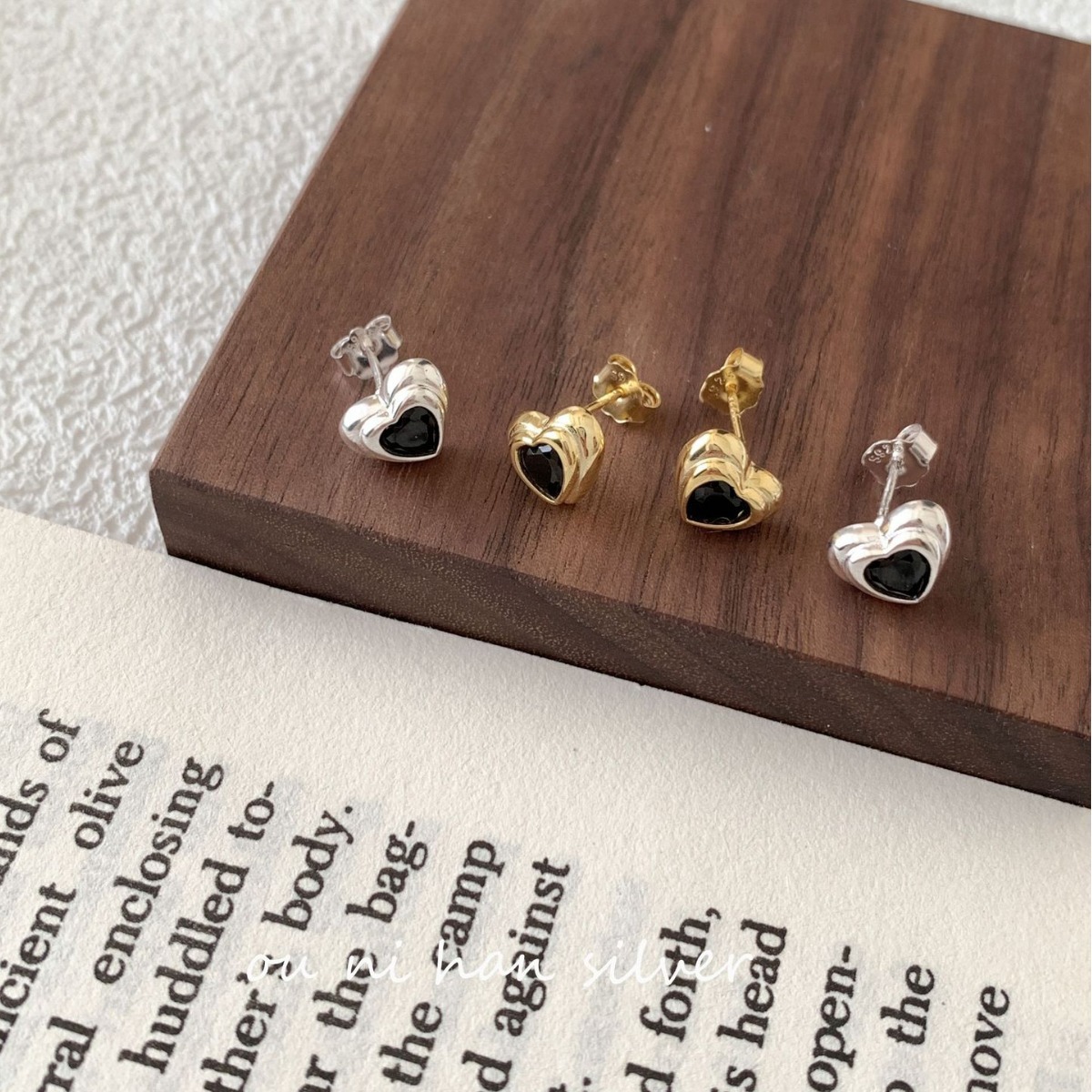 ★Heart★ ハートアクセ S925ハートピアス 可愛い デイリー 韓国アクセサリー 株式会社 C2Jジャパン 問屋・仕入れ・卸・卸売の専門【仕入れならNETSEA】