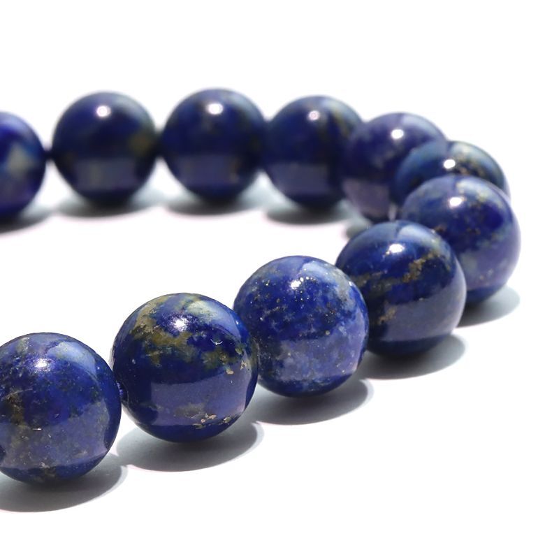 ブレス ラピスラズリ＜アフガニスタン産＞ 丸 約9.5mm パワーストーン 天然石 | 卸売・ 問屋・仕入れの専門サイト【NETSEA】