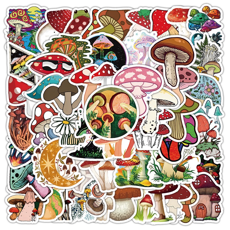 72枚/セット 可愛い きのこのステッカー 落書き手帳用シール 防水ラベル キノコのステッカー きのこ雑貨 個人事業主 BLUME 問屋・仕入れ・卸・卸売の専門【仕入れならNETSEA】