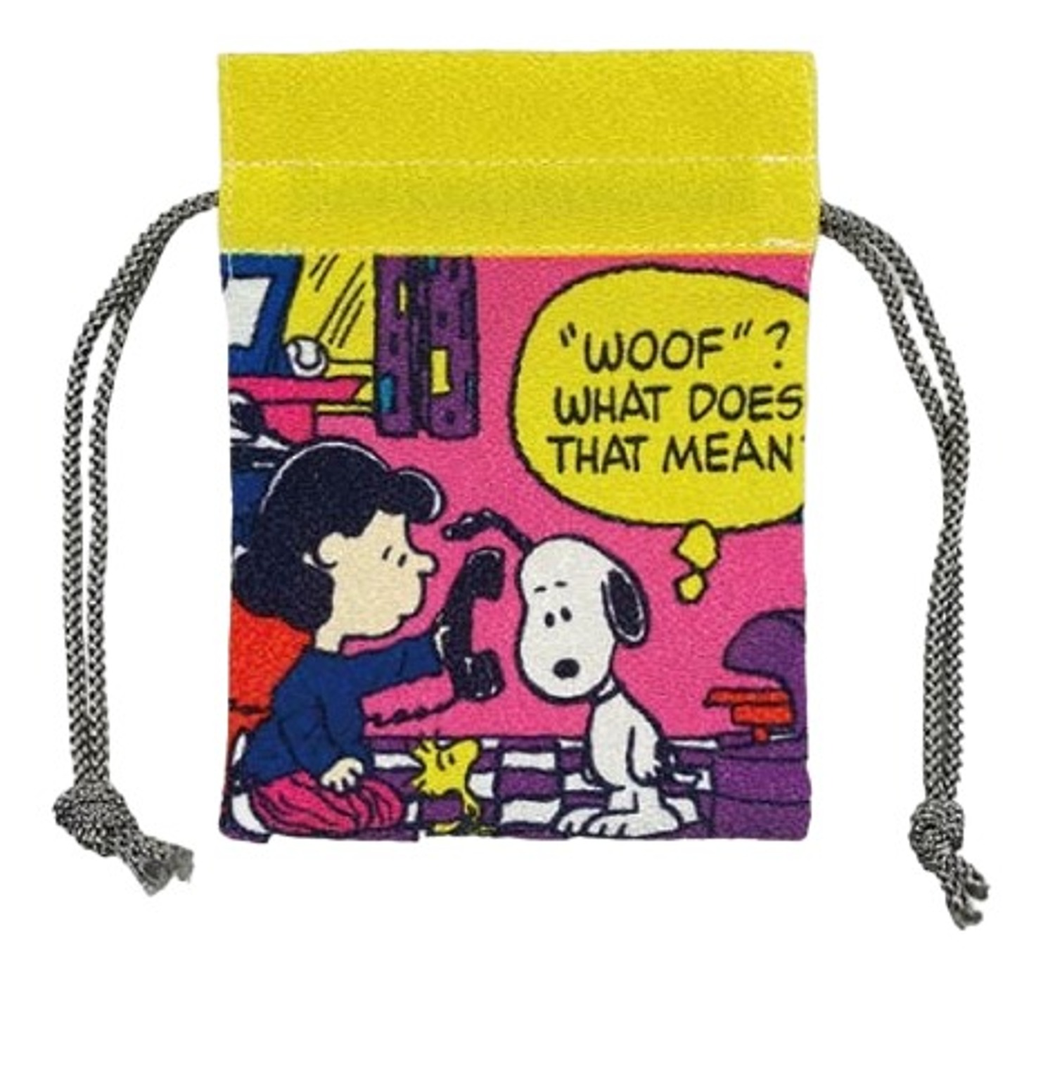 SNOOPY まめ巾着 ビビットカラー スヌーピー イエロー SPMS-070 雑貨のFULTAC（フルタック） 問屋・仕入れ・卸・卸売の専門【仕入れならNETSEA】