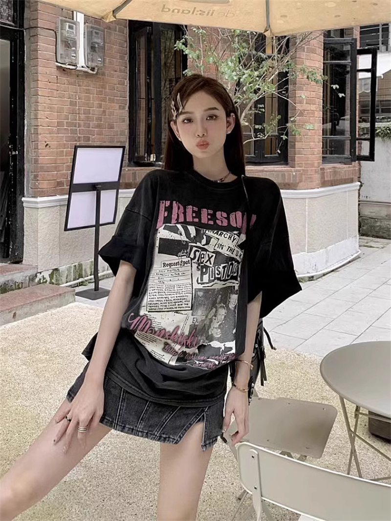 【予約223946】2024春夏新作 韓国風 レディース 女 半袖 夏着 Tシャツ トップスLL-4L | 卸売・ 問屋・仕入れの専門サイト【NETSEA】