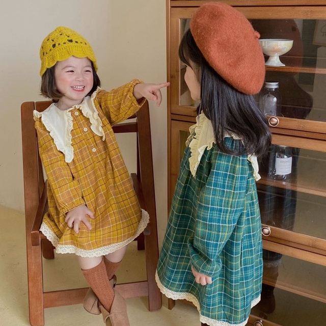 【24H即納 顧客直送可！】女の子 かわいい チェック柄 ワンピース SNIFF JAPAN 子供服 問屋・仕入れ・卸・卸売の専門【仕入れならNETSEA】