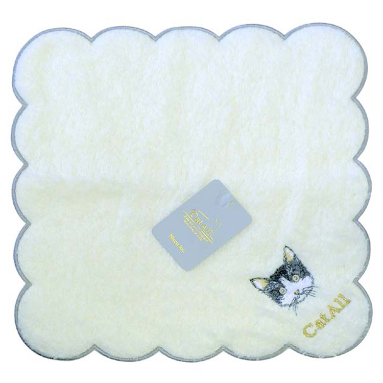 Cat All スカラップハンカチ IV×GY 719774 | 卸売・ 問屋・仕入れの専門サイト【NETSEA】