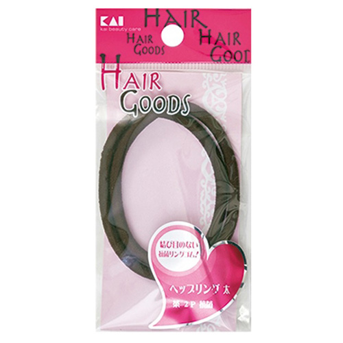 貝印 〈ヘアケア〉H/G ヘップリング 太（茶・2P）抗菌／HA3026 | 卸売・ 問屋・仕入れの専門サイト【NETSEA】