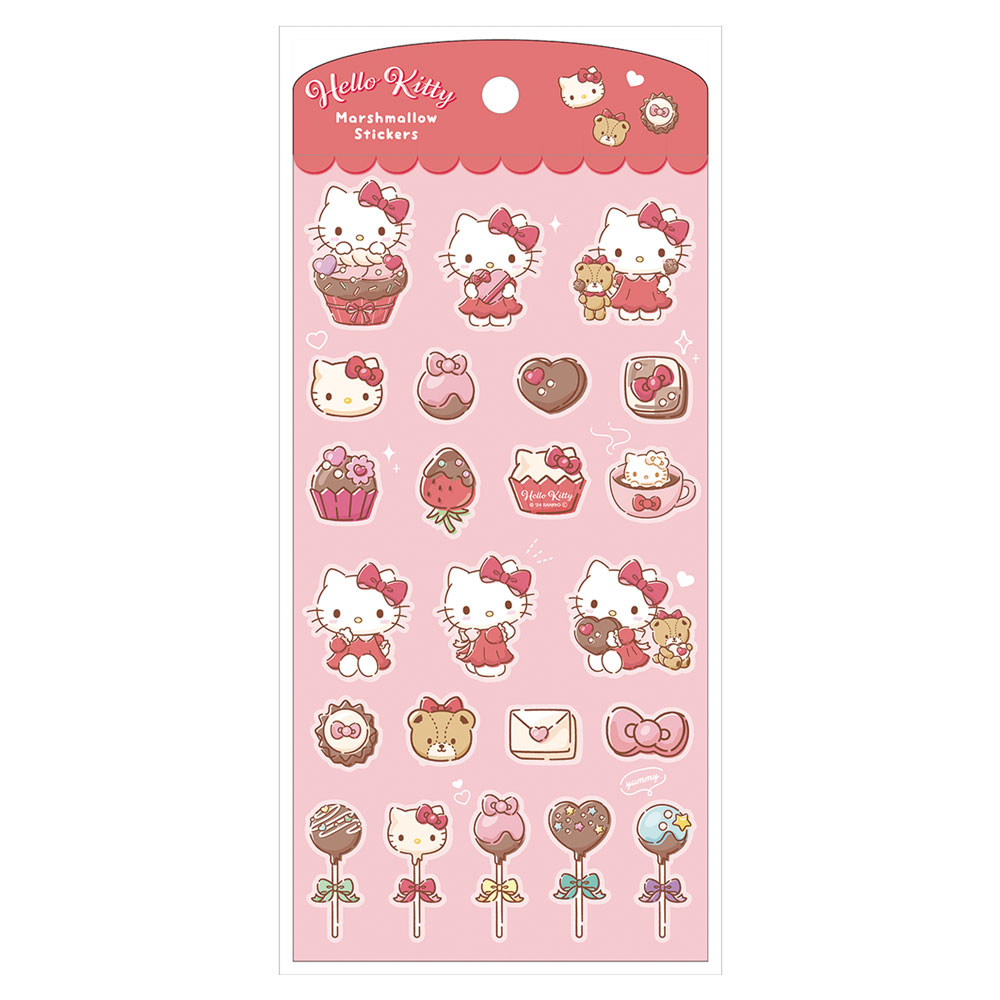 【10月入荷】SR-5543796KT サンリオ マシュマロステッカーズ チョコ／ハローキティ | 卸売・ 問屋・仕入れの専門サイト【NETSEA】