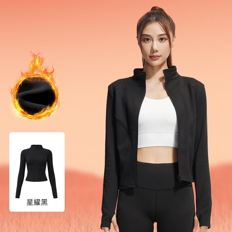 聚衣堂 ヨガウェア 高弾力 スリムフィット ハイネック黒色ストライプ版(長い裏起毛)S NETSEA中国輸入旗艦店 | 卸売・ 問屋・仕入れの専門サイト【NETSEA】