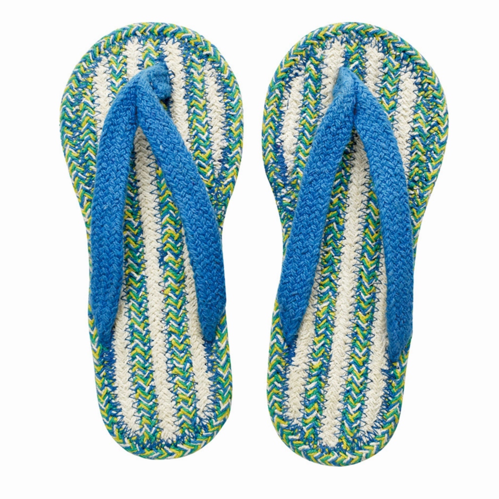 【4/上】コットンサンダル オーチャード BLUE M サイズ (約23.0?25.0cm) 2105-06 雑貨のFULTAC（フルタック） | 卸売・ 問屋・仕入れの専門サイト【NETSEA】