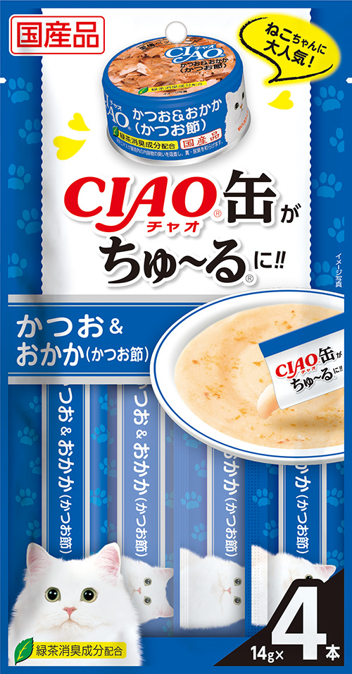 〈CIAO缶ちゅ～る〉かつお＆おかか（かつお節） | 卸売・ 問屋・仕入れの専門サイト【NETSEA】