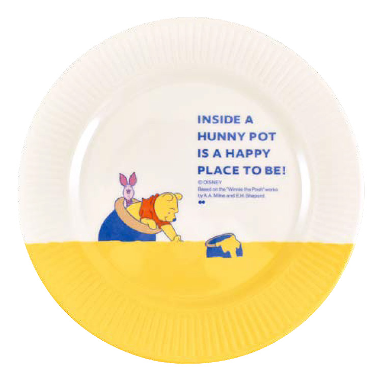 くまのプーさん メラミンプレートS HUNNY YE 604576 | 卸売・ 問屋・仕入れの専門サイト【NETSEA】