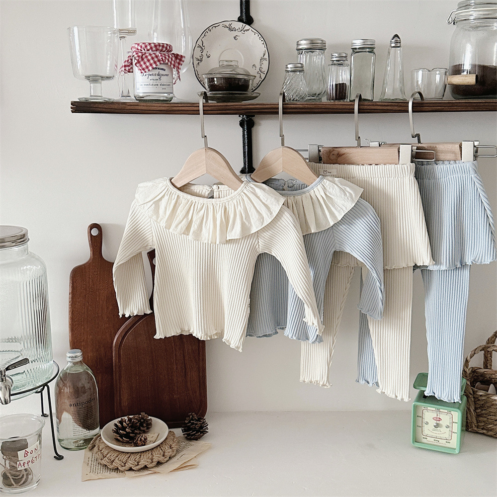 ★BaBy★ ベビーTシャツ＋スカートパンツ 73~100cm フェイクスカートレギンスパンツ 韓国ベビー服 合同会社ジェオンシー | 卸売 ...