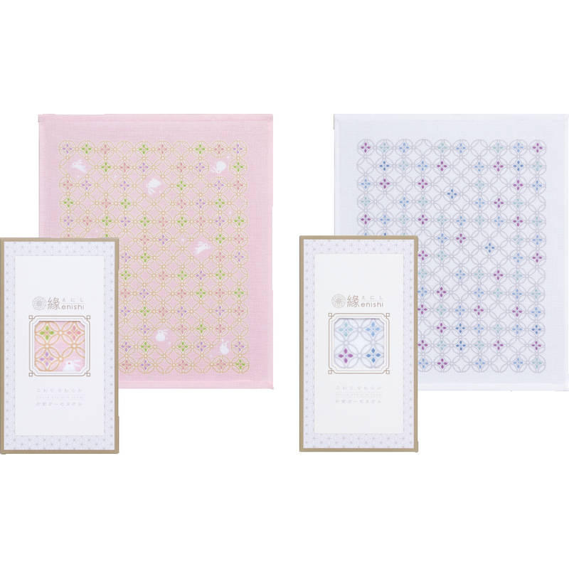 【単品・指定不可】 縁～えにし～ 七宝紋 ゲストタオル1P G5754 | 卸売・ 問屋・仕入れの専門サイト【NETSEA】