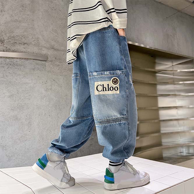 【2023秋新作】韓国風子供服 親子服 キッズ 160男女兼用 ロングパンツ デニムパンツ SNIFF JAPAN 子供服 | 卸売・ 問屋・仕入れの専門サイト【NETSEA】