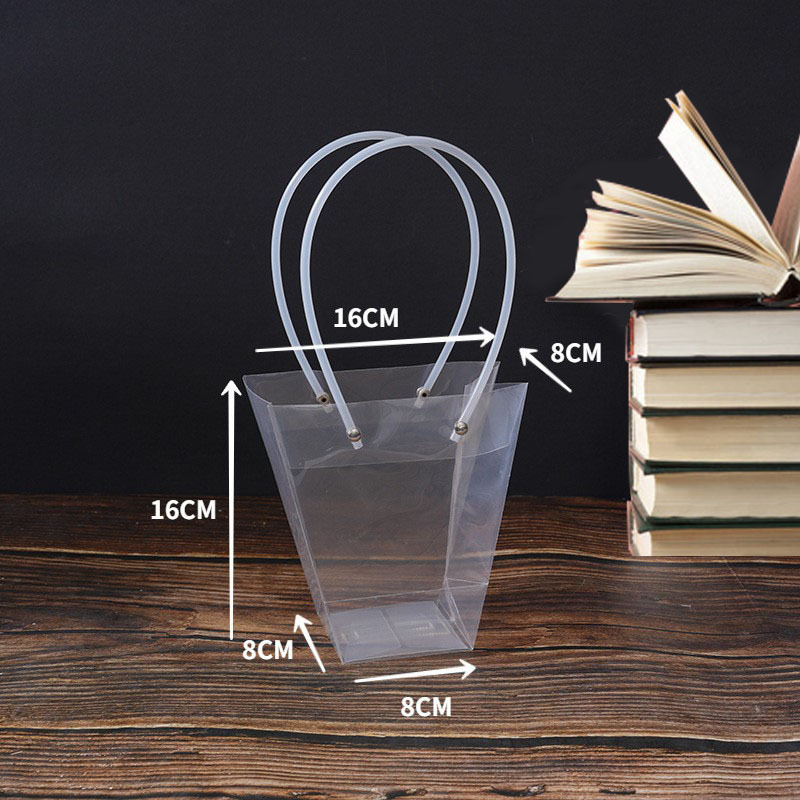 手提げ袋生花包装袋ppプラスチック透明フロスト大花束鉢植え台形ギフトバッグ花屋透明台形2(16高 * | 卸売・ 問屋・仕入れの専門サイト【NETSEA】