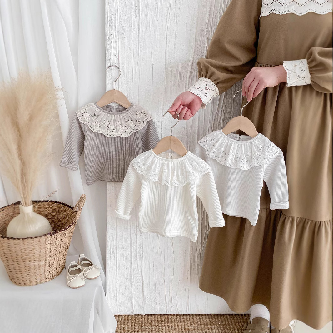 ★BaBy★ ベビーTシャツ 66~100cm レーストップス 韓国ベビー服 | 卸売・ 問屋・仕入れの専門サイト【NETSEA】