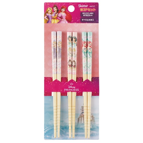 スケーター 【予約販売】箸3Pセット（竹／16.5cm）ディズニー／プリンセス25 | 卸売・ 問屋・仕入れの専門サイト【NETSEA】