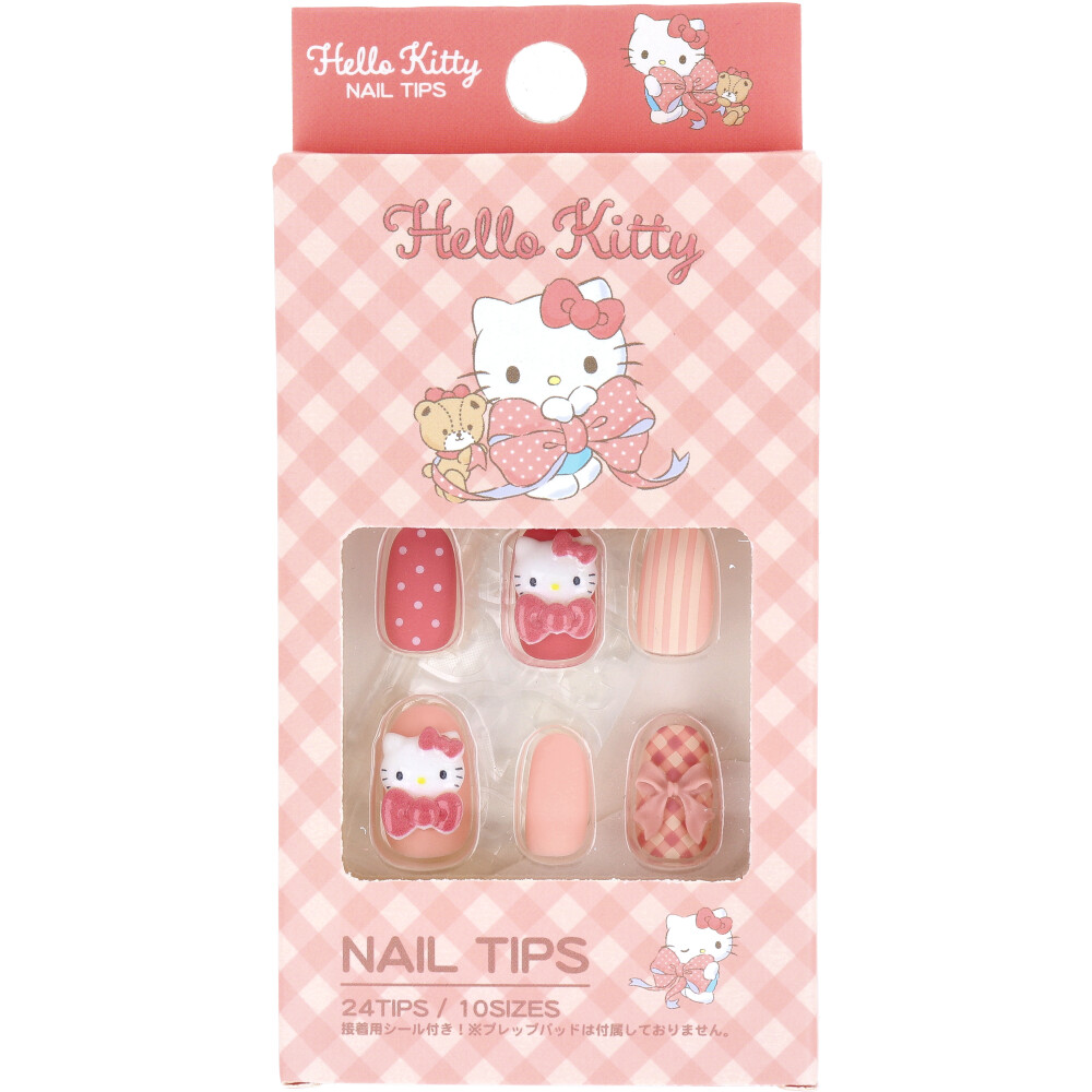 ハローキティ ネイルチップ チェック 24枚入 | 卸売・ 問屋・仕入れの専門サイト【NETSEA】