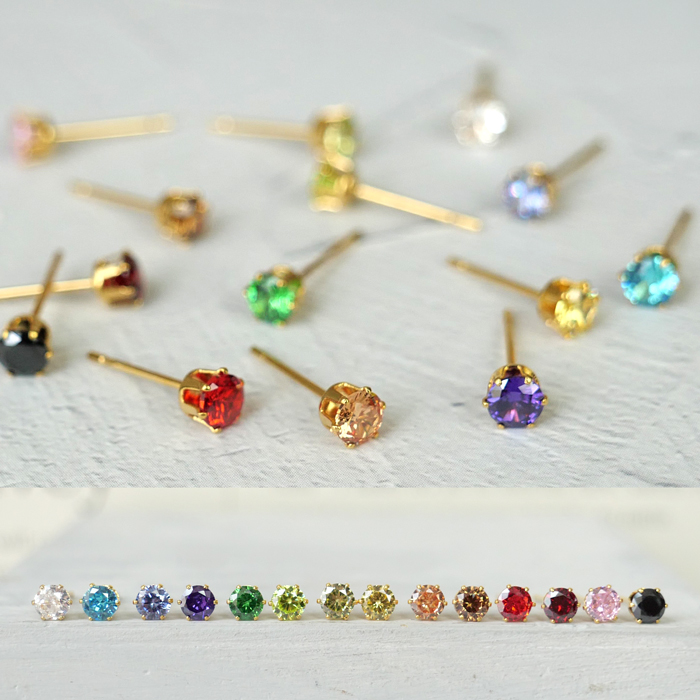 最高品質 (5Aランク) キュービックジルコニア ピアス サージカルステンレス製 SUS316 金アレ対応 | 卸売・ 問屋・仕入れの専門サイト【NETSEA】