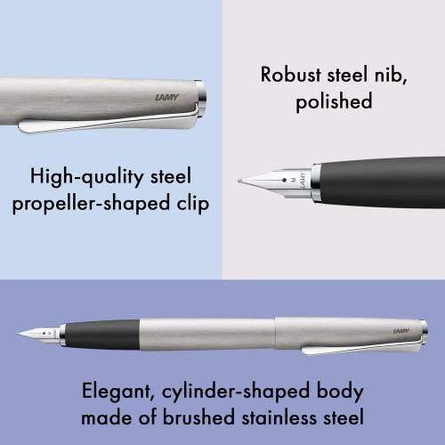 LAMY FP ステュディオ M ブラッシュ 328260 L65M マットブラッシュ 万年筆 328260 | 卸売・ 問屋・仕入れの専門サイト【NETSEA】