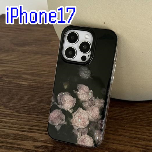 iPhone17スマホケース フラワーモチーフ iPhone case iphone17/16/15/14/13/12/11 携帯カバー ★超 ...
