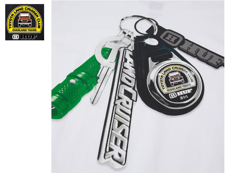HUF X LAND CRUISER SHINE KEYCHAIN S/S TEE 22558 | 卸売・ 問屋・仕入れの専門サイト【NETSEA】