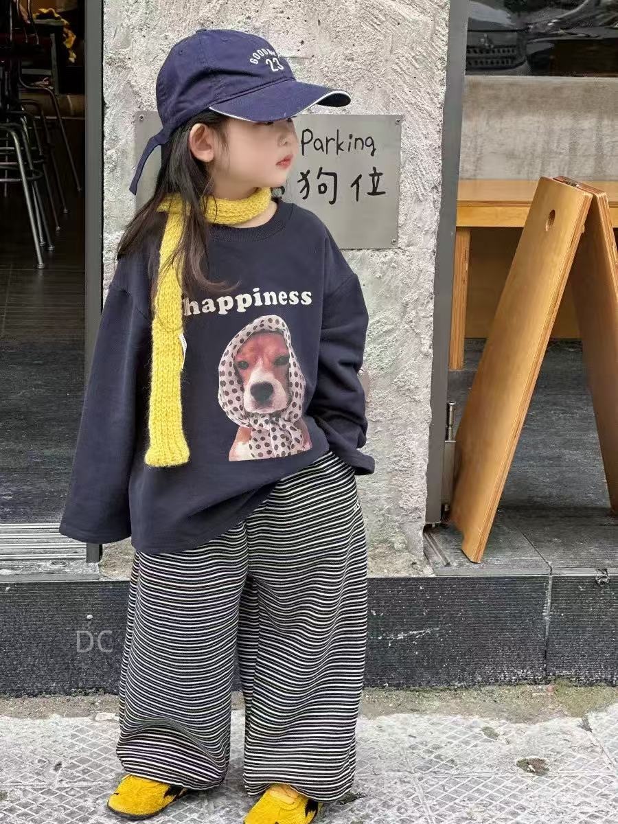 2025秋冬新作 子供服 キッズ 裏起毛 厚手 スウェット プルオーバー 男女兼用 90cm-150cm DC | 卸売・ 問屋・仕入れの専門サイト【NETSEA】