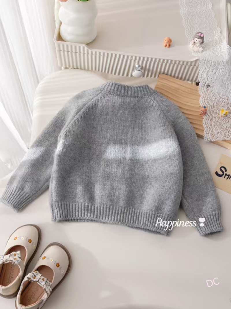 「2025秋冬新作」韓国風 子供服 キッズ 女の子 トップス ニットカーディガン 80cm～140cm DC | 卸売・ 問屋・仕入れの専門サイト【NETSEA】