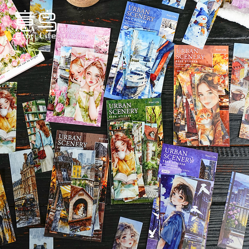 ★手帳素材 封口貼 粘着シール ステッカー★25枚入り | 卸売・ 問屋・仕入れの専門サイト【NETSEA】