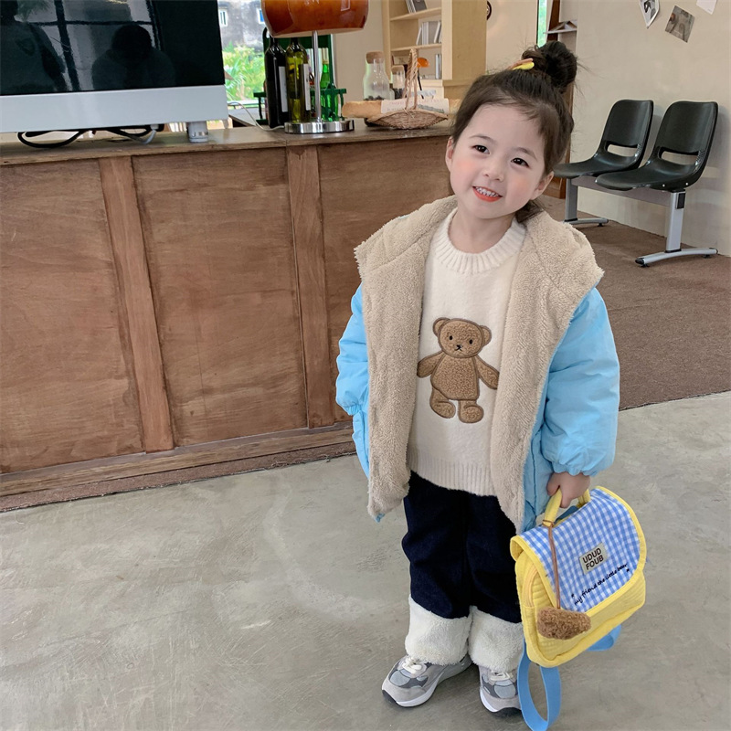 2022年秋冬新作★子供服★女の子 ワイドパンツ ロングパンツ ジーンズ 韓国風★80cm-130cm Lateru_Baby 問屋・仕入れ・卸・卸売の専門【仕入れならNETSEA】