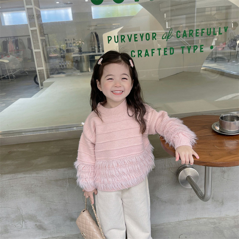 2022年冬秋新作★子供服★女の子 スウィート ニットセーター★80cm-130cm Lateru_Baby 問屋・仕入れ・卸・卸売の専門【仕入れならNETSEA】