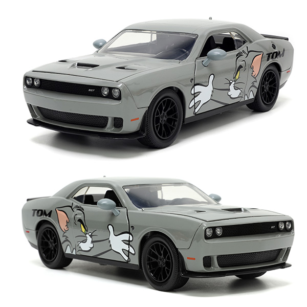 1:24 TOM & JERRY 2015 DODGE CHALLENGER SRT8 HELLCAT w/JERRY【トムとジェリー】ミニカー 有限会社 ステップス 問屋・仕入れ・卸・卸売の ...