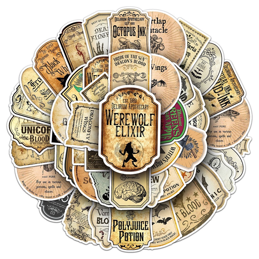 ins 50枚入 ステッカー 手帳シール かわいい 手帳素材 防水ステッカー ステッカーパック LENA | 卸売・ 問屋・仕入れの専門サイト【NETSEA】