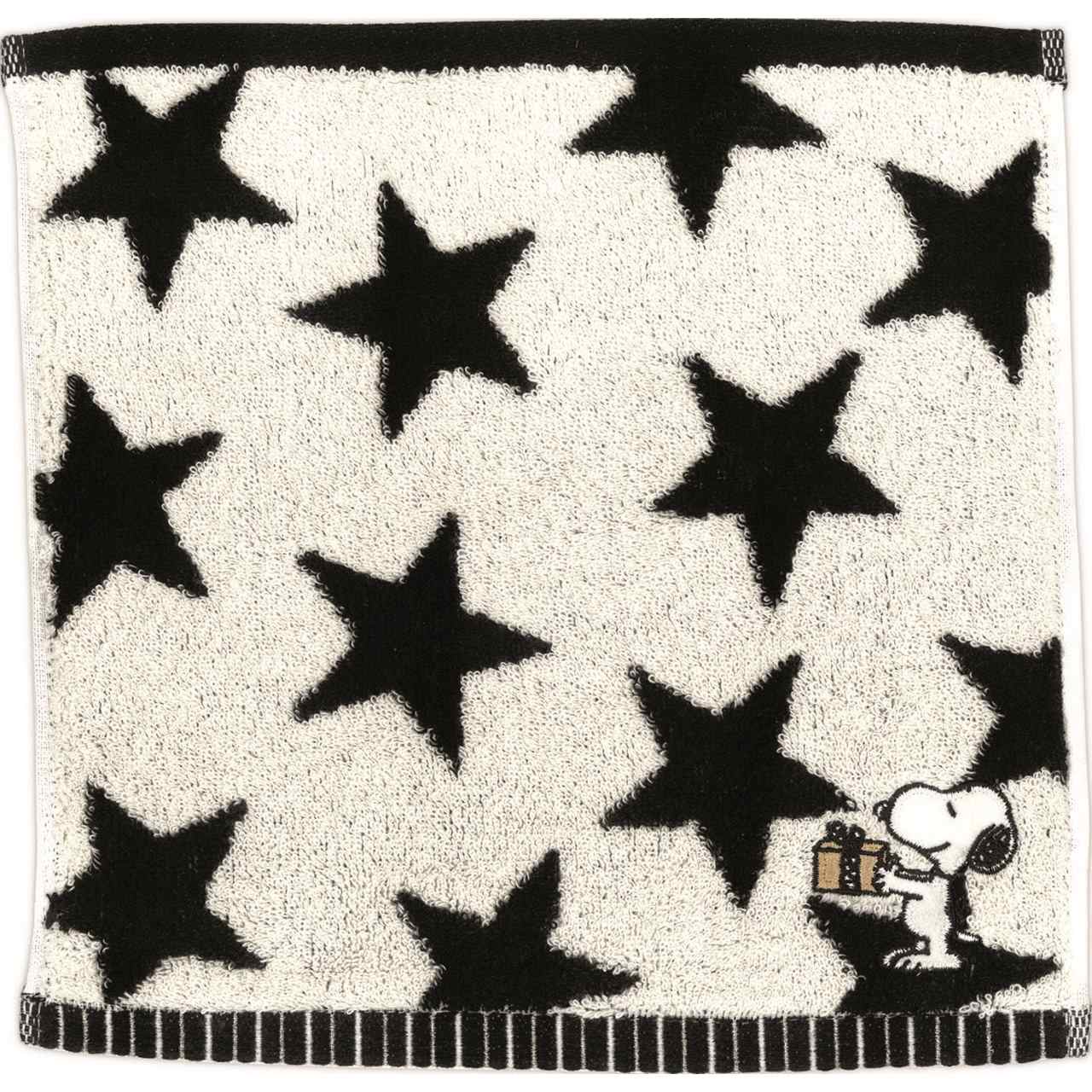 SN スヌーピーモノトーンミニタオル スター | 卸売・ 問屋・仕入れの専門サイト【NETSEA】