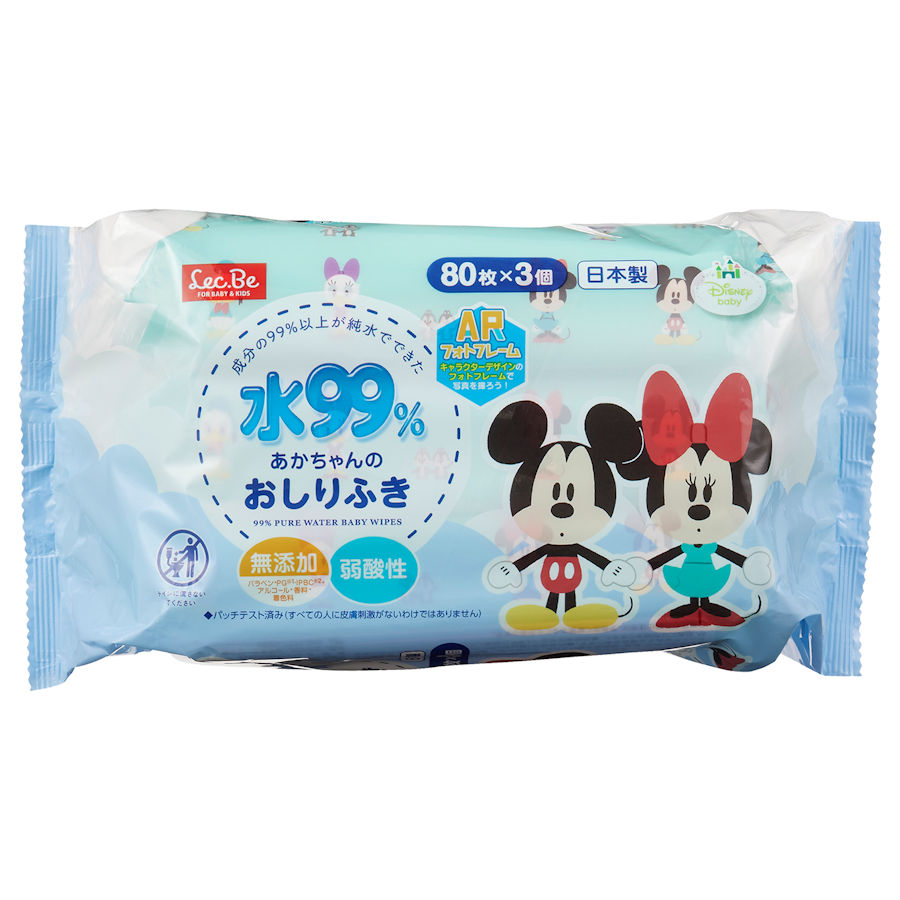 PA おしりふき ミッキー&フレンズ 80×3枚 中央物産 株式会社 問屋・仕入れ・卸・卸売の専門【仕入れならNETSEA】