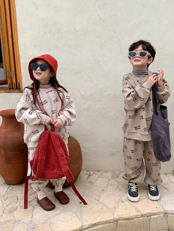 2023秋新品★子供服 トップス+ズボン セットアップ★90-150cm★2色 Himawari 問屋・仕入れ・卸・卸売の専門【仕入れならNETSEA】