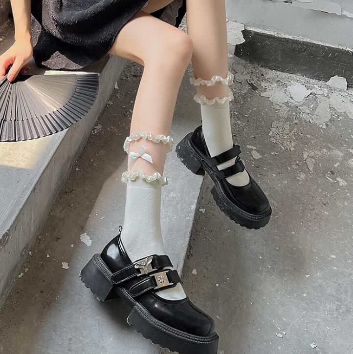 靴下・ソックス・JK・甘ロリ系・可愛い・Lolitaクリスタルソックス 雅雅 株式会社 問屋・仕入れ・卸・卸売の専門【仕入れならNETSEA】