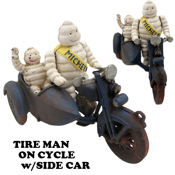 TIRE MAN ON CYCLE w/SIDE CAR 【ミシュラン】 | 卸売・ 問屋・仕入れの専門サイト【NETSEA】