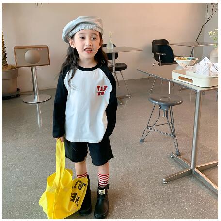 2023新作 Tシャツ トレーナー 子供服 女の子 長袖 丸首 トップス 韓国風 かわいい 秋冬 TGB株式会社 問屋・仕入れ・卸・卸売の専門【仕入れならNETSEA】